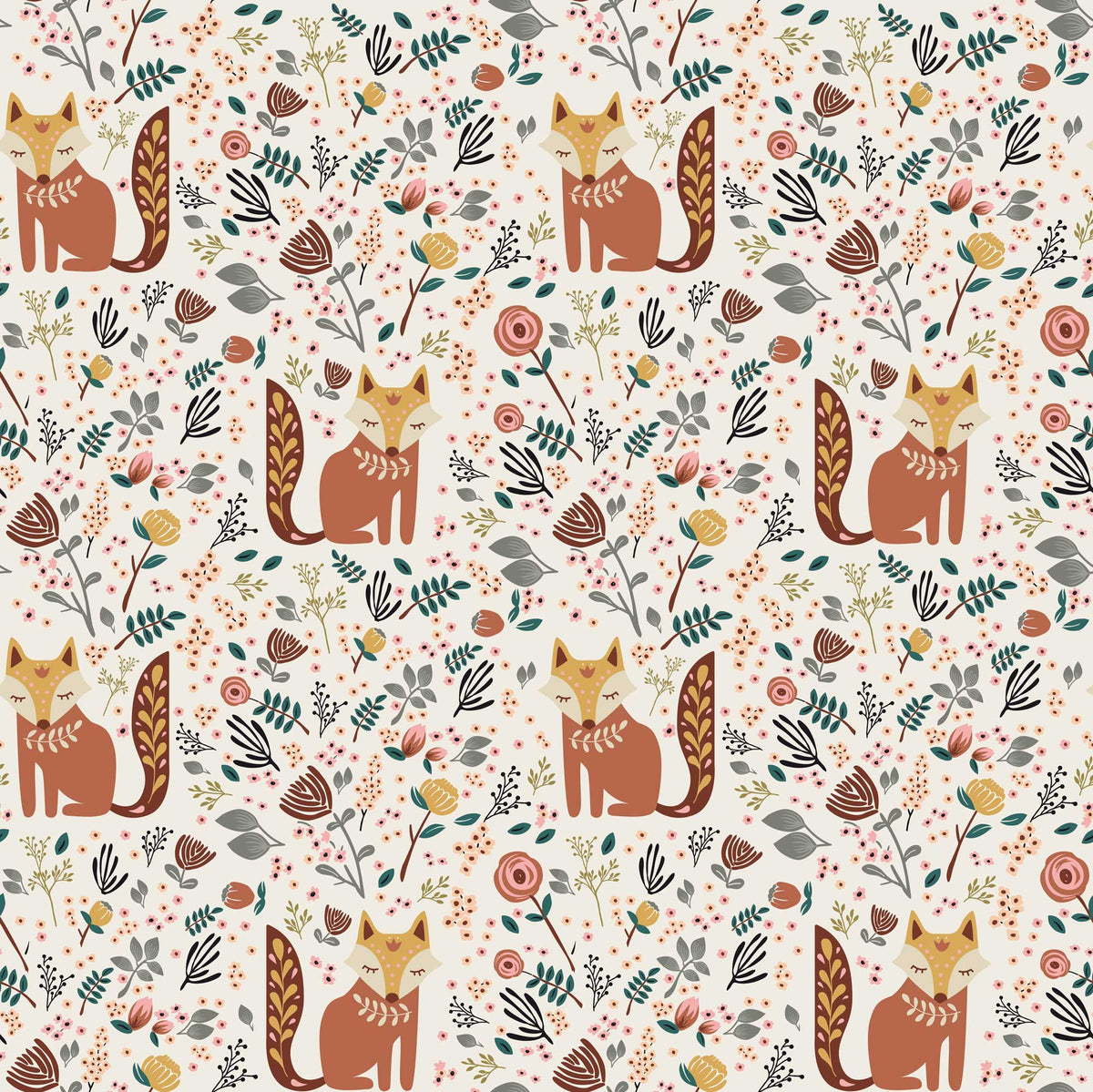 Let's Make A Den Wallpaper in Rusty Red | Lust Home